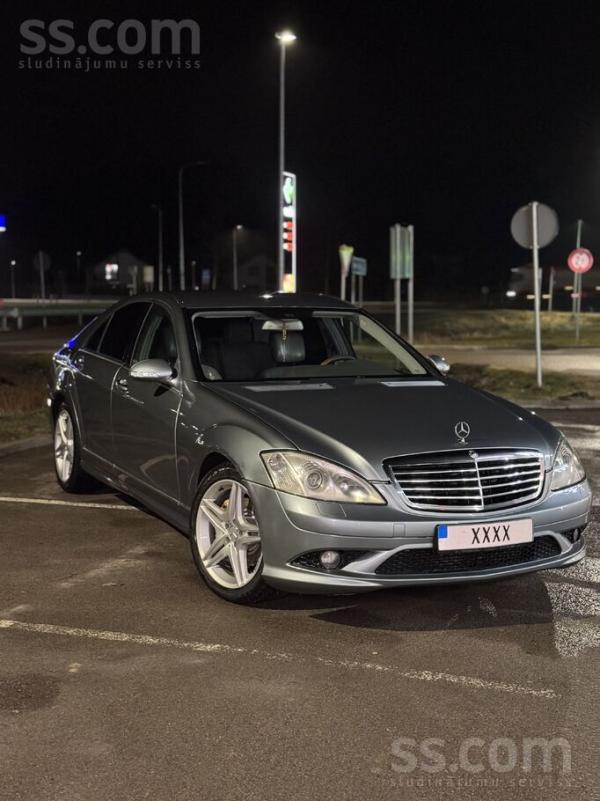 Grey Mercedes-Benz S 320 2007 in Riga, with an engine capacity of 3.00 L and mileage of 240 thousand km for 6500 €, photo 1 on AUTOMOTO.COM.LV