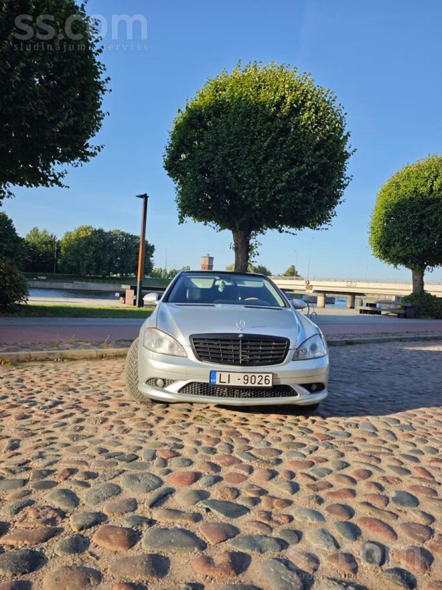 Pelēks Mercedes-Benz S 320 2007 Liepāja, ar dzinēja tilpumu 3.00 L un nobraukumu 403 tūkst. km par 7500 €, foto 7 vietnē AUTOMOTO.COM.LV