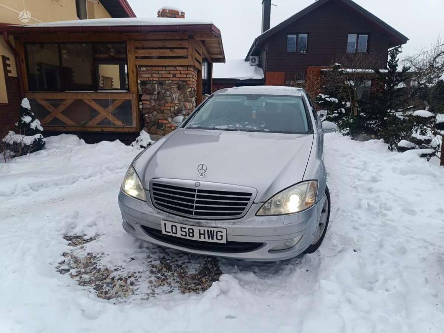 Pelēks Mercedes-Benz S 320 2009 Kauņa, ar dzinēja tilpumu 2.99 L un nobraukumu 204 tūkst. km par 3950 €, foto 3 vietnē AUTOMOTO.COM.LV