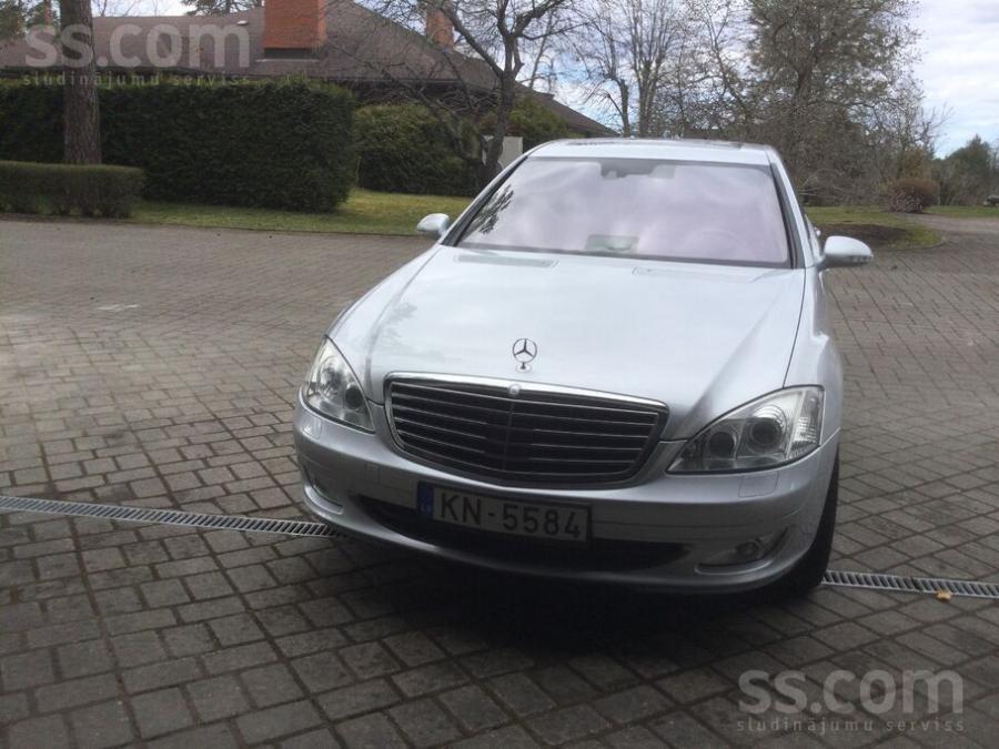 Pelēks Mercedes-Benz S 320 2009 Rīga, ar dzinēja tilpumu 3.00 L un nobraukumu 306 tūkst. km par 9000 €, foto 4 vietnē AUTOMOTO.COM.LV