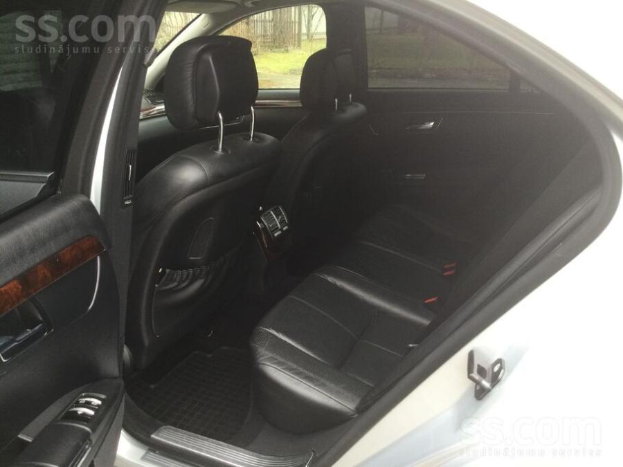 Pelēks Mercedes-Benz S 320 2009 Rīga, ar dzinēja tilpumu 3.00 L un nobraukumu 306 tūkst. km par 9000 €, foto 6 vietnē AUTOMOTO.COM.LV