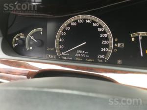 Pelēks Mercedes-Benz S 320 2009 Rīga, ar dzinēja tilpumu 3.00 L un nobraukumu 306 tūkst. km par 9000 €, foto 8 vietnē AUTOMOTO.COM.LV