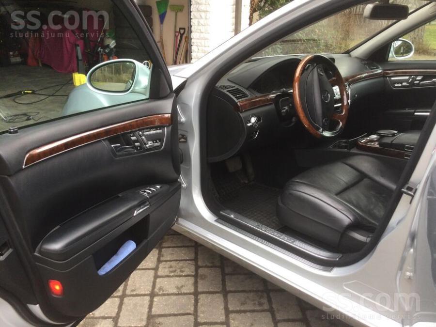 Pelēks Mercedes-Benz S 320 2009 Rīga, ar dzinēja tilpumu 3.00 L un nobraukumu 306 tūkst. km par 9000 €, foto 9 vietnē AUTOMOTO.COM.LV