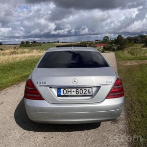 Grey Mercedes-Benz S 320 2009 in Bauska, with an engine capacity of 3.20 L and mileage of 410 thousand km for 7100 €, photo 5 on AUTOMOTO.COM.LV