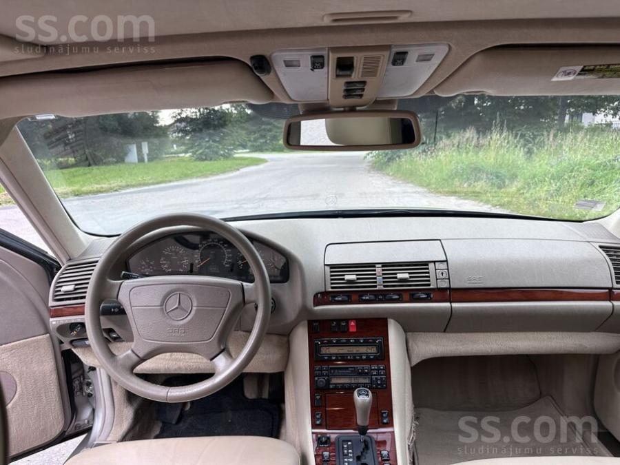 Mercedes-Benz S 320 1997 in Riga, with an engine capacity of 3.20 L and mileage of 0 thousand km for 16500 €, photo 14 on AUTOMOTO.COM.LV