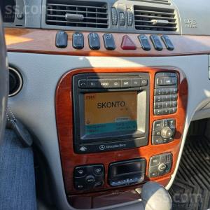 Mercedes-Benz S 320 1999 Cēsis, ar dzinēja tilpumu 3.20 L un nobraukumu 230 tūkst. km par 2700 €, foto 9 vietnē AUTOMOTO.COM.LV