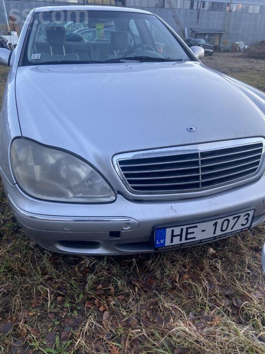 Mercedes-Benz S 320 2000 Rīga, ar dzinēja tilpumu 3.20 L un nobraukumu 165 tūkst. km par 1800 €, foto 6 vietnē AUTOMOTO.COM.LV