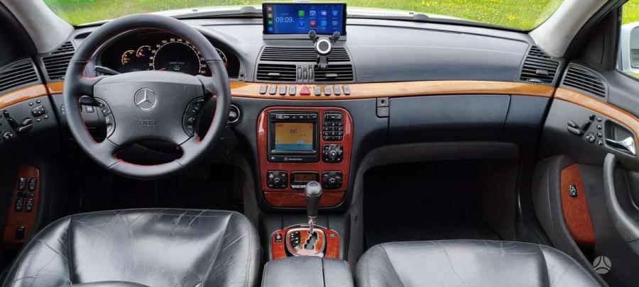 Mercedes-Benz S 320 2001 in Vilnius, with an engine capacity of 3.20 L and mileage of 396 thousand km for 2700 €, photo 5 on AUTOMOTO.COM.LV