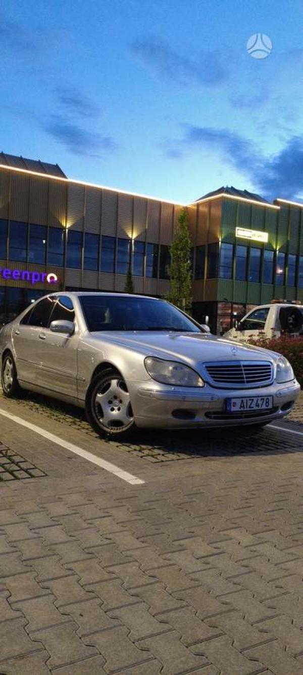 Mercedes-Benz S 320 2001 Viļņa, ar dzinēja tilpumu 3.20 L un nobraukumu 396 tūkst. km par 2700 €, foto 7 vietnē AUTOMOTO.COM.LV