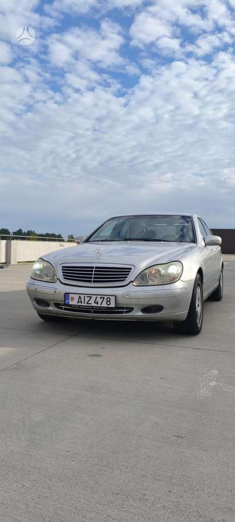 Mercedes-Benz S 320 2001 in Vilnius, with an engine capacity of 3.20 L and mileage of 396 thousand km for 2700 €, photo 10 on AUTOMOTO.COM.LV