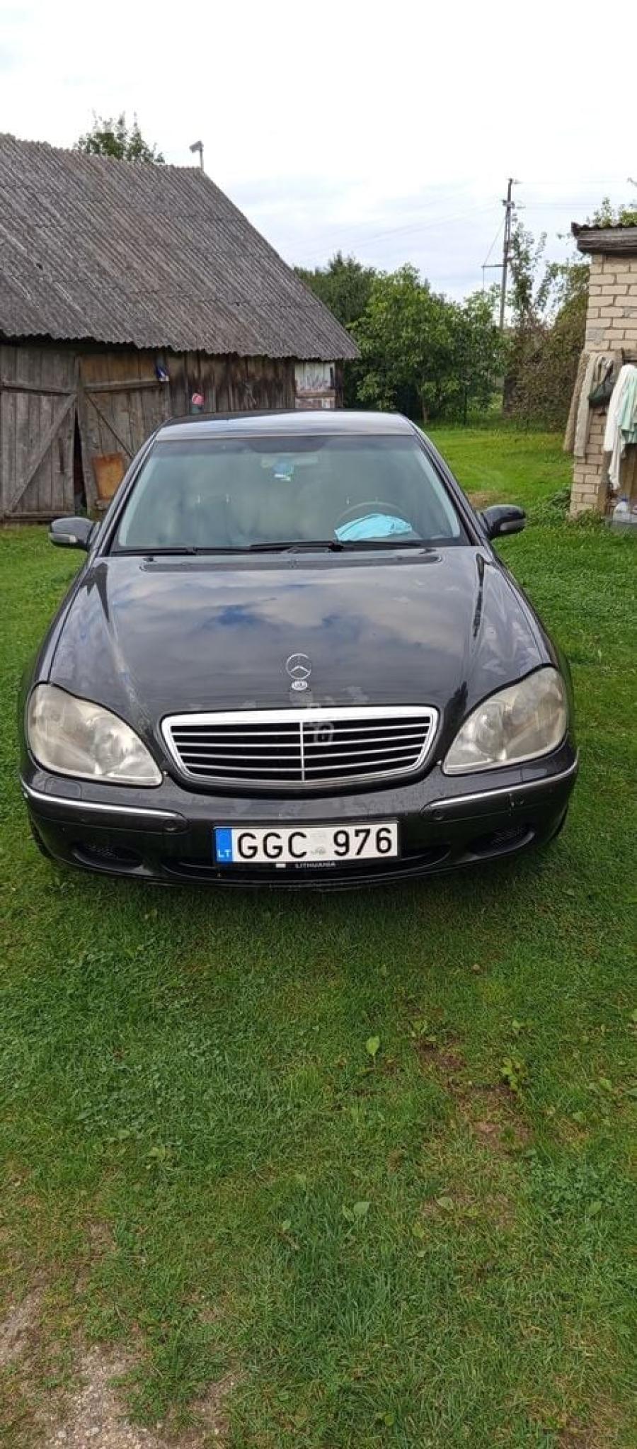 Mercedes-Benz S 320 2002 Viļņa, ar dzinēja tilpumu 3.20 L un nobraukumu 30 tūkst. km par 1800 €, foto 1 vietnē AUTOMOTO.COM.LV