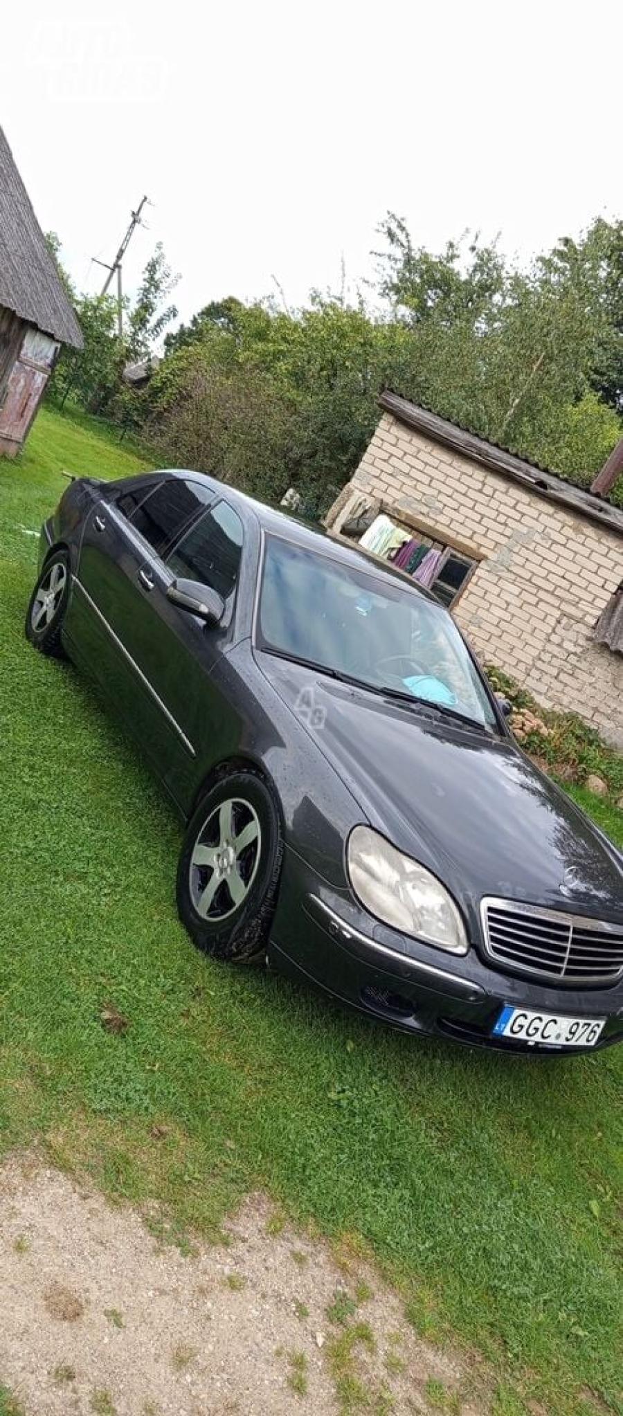 Mercedes-Benz S 320 2002 Viļņa, ar dzinēja tilpumu 3.20 L un nobraukumu 30 tūkst. km par 1800 €, foto 4 vietnē AUTOMOTO.COM.LV