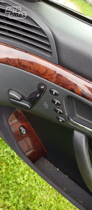 Mercedes-Benz S 320 2002 Viļņa, ar dzinēja tilpumu 3.20 L un nobraukumu 30 tūkst. km par 1800 €, foto 12 vietnē AUTOMOTO.COM.LV