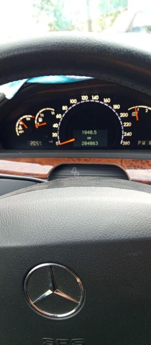 Mercedes-Benz S 320 2002 Viļņa, ar dzinēja tilpumu 3.20 L un nobraukumu 30 tūkst. km par 1800 €, foto 13 vietnē AUTOMOTO.COM.LV