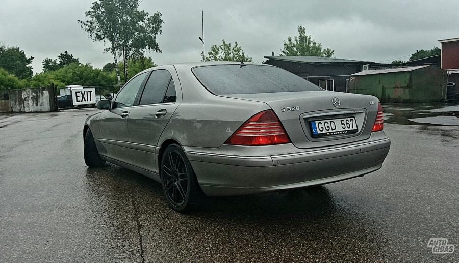 Mercedes-Benz S 320 2003 Viļņa, ar dzinēja tilpumu 3.20 L un nobraukumu 500 tūkst. km par 2100 €, foto 4 vietnē AUTOMOTO.COM.LV