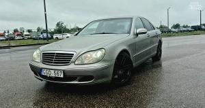 Mercedes-Benz S 320 2003 Viļņa, ar dzinēja tilpumu 3.20 L un nobraukumu 500 tūkst. km par 2100 €, foto 5 vietnē AUTOMOTO.COM.LV