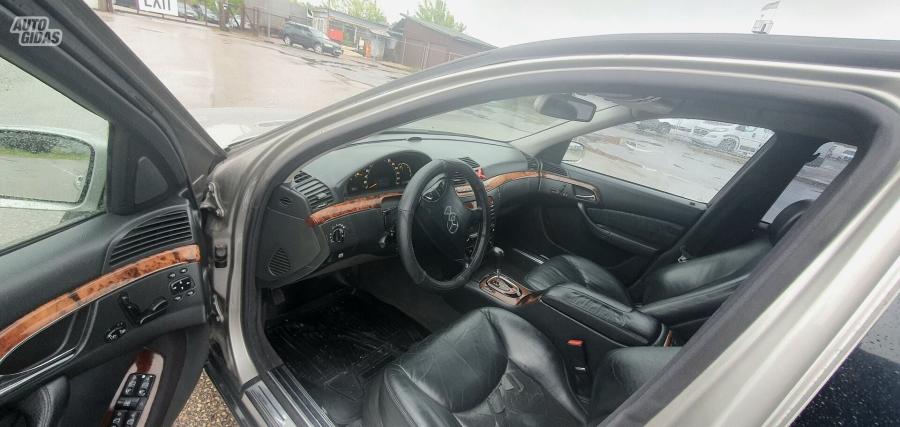 Mercedes-Benz S 320 2003 Viļņa, ar dzinēja tilpumu 3.20 L un nobraukumu 500 tūkst. km par 2100 €, foto 8 vietnē AUTOMOTO.COM.LV