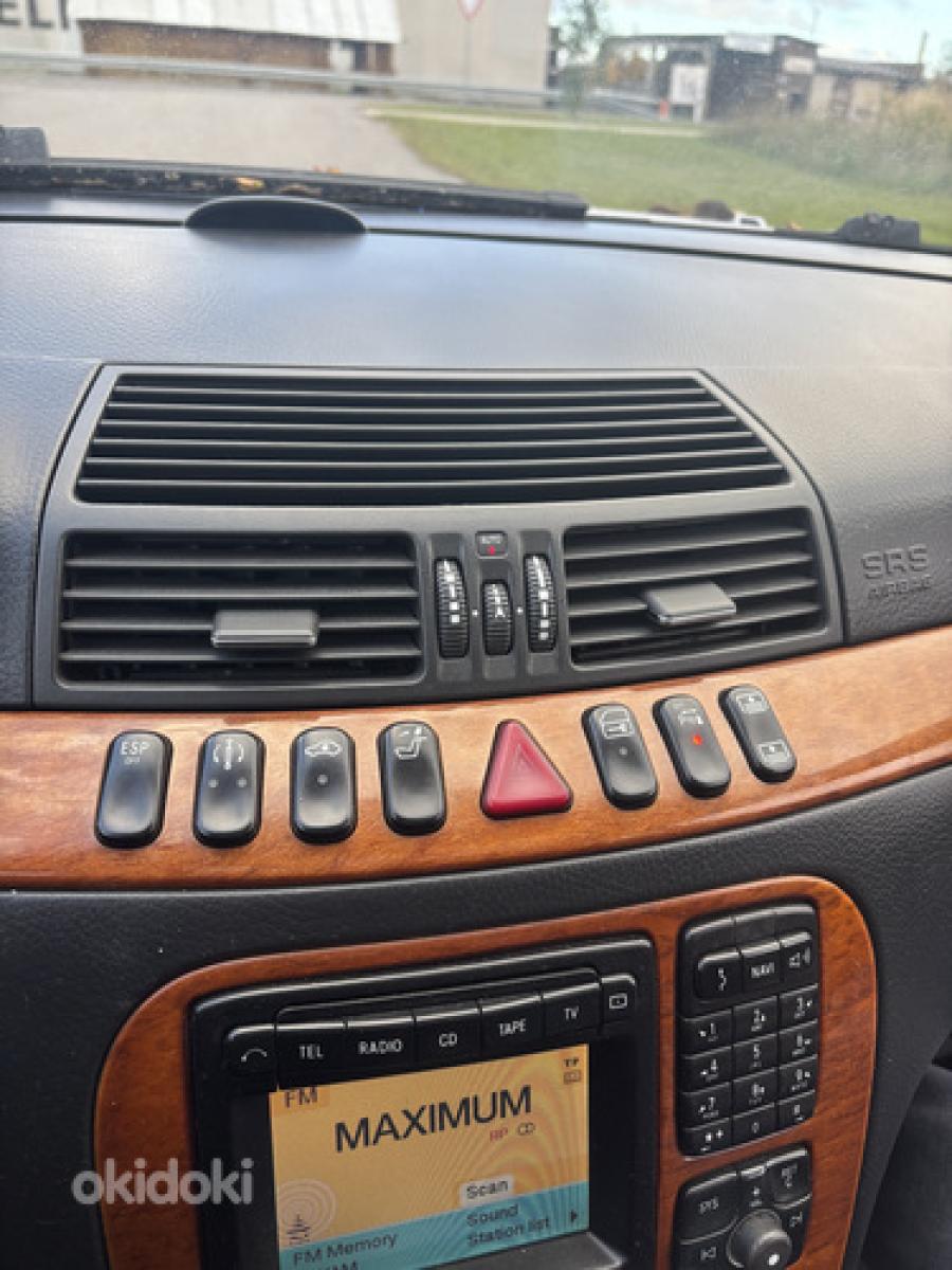 Mercedes-Benz S 320 2003 Kohtla-Jerve, ar dzinēja tilpumu 3.20 L un nobraukumu 300 tūkst. km par 2500 €, foto 13 vietnē AUTOMOTO.COM.LV