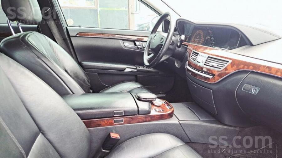 Mercedes-Benz S 320 2007 Rīga, ar dzinēja tilpumu 3.00 L un nobraukumu 338 tūkst. km par 5500 €, foto 15 vietnē AUTOMOTO.COM.LV
