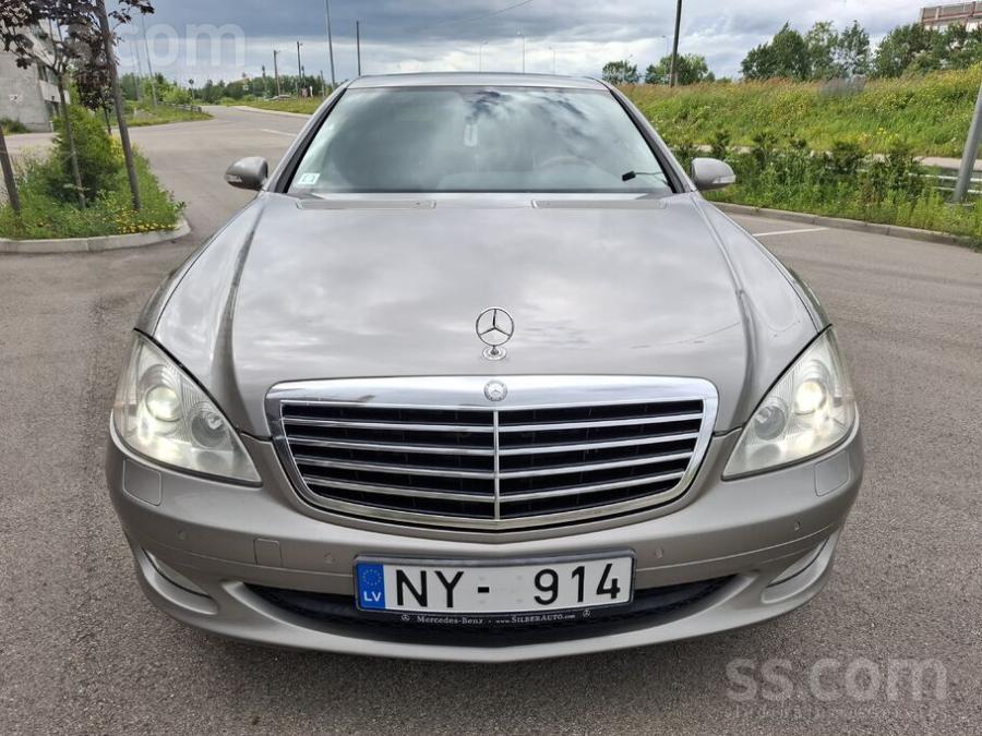 Mercedes-Benz S 320 2008 in Daugavpils, with an engine capacity of 3.00 L and mileage of 0 thousand km for 4850 €, photo 2 on AUTOMOTO.COM.LV