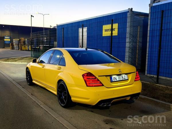 Dzeltens Mercedes-Benz S 320 2006 Rīga, ar dzinēja tilpumu 3.00 L un nobraukumu 368 tūkst. km par 6500 €, foto 9 vietnē AUTOMOTO.COM.LV
