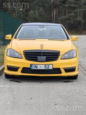 Yellow Mercedes-Benz S 320 2006 in Riga, with an engine capacity of 3.00 L and mileage of 367 thousand km for 6500 €, photo 3 on AUTOMOTO.COM.LV