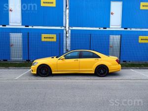 Yellow Mercedes-Benz S 320 2006 in Riga, with an engine capacity of 3.00 L and mileage of 367 thousand km for 6500 €, photo 14 on AUTOMOTO.COM.LV