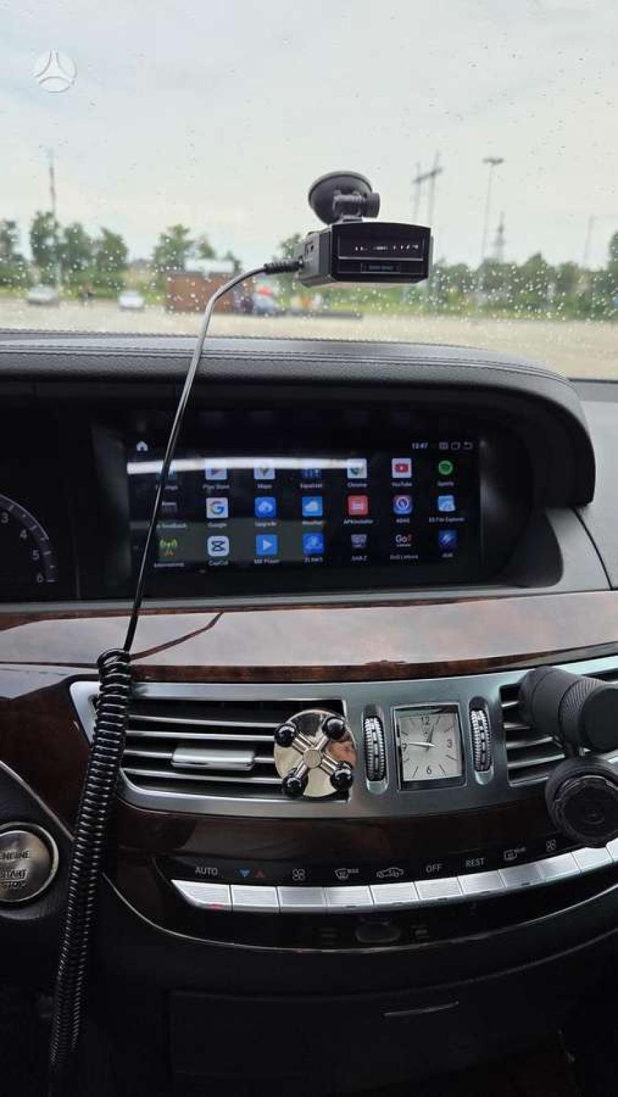 Melns Mercedes-Benz S 350 2012 Šauļi, ar dzinēja tilpumu 2.99 L un nobraukumu 350 tūkst. km par 12500 €, foto 21 vietnē AUTOMOTO.COM.LV