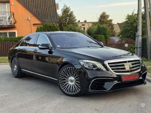 Black Mercedes-Benz S 350 2017 in Siauliai, with an engine capacity of 3.00 L and mileage of 176 thousand km for 36500 €, photo 1 on AUTOMOTO.COM.LV