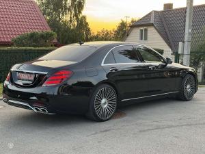 Black Mercedes-Benz S 350 2017 in Siauliai, with an engine capacity of 3.00 L and mileage of 176 thousand km for 36500 €, photo 4 on AUTOMOTO.COM.LV