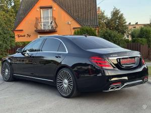 Black Mercedes-Benz S 350 2017 in Siauliai, with an engine capacity of 3.00 L and mileage of 176 thousand km for 36500 €, photo 5 on AUTOMOTO.COM.LV