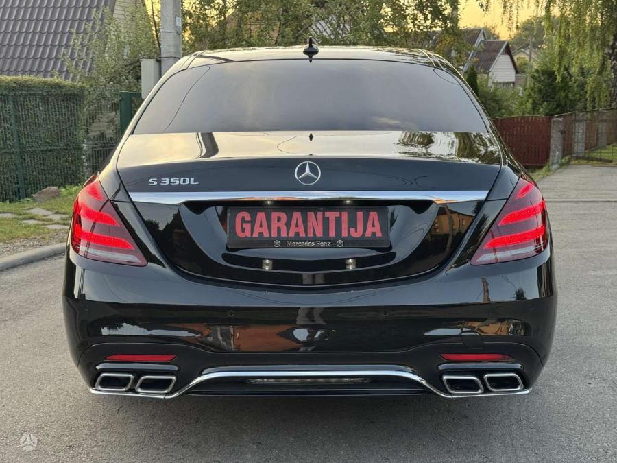 Black Mercedes-Benz S 350 2017 in Siauliai, with an engine capacity of 3.00 L and mileage of 176 thousand km for 36500 €, photo 7 on AUTOMOTO.COM.LV