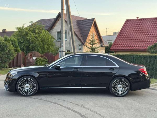 Black Mercedes-Benz S 350 2017 in Siauliai, with an engine capacity of 3.00 L and mileage of 176 thousand km for 36500 €, photo 8 on AUTOMOTO.COM.LV