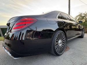 Black Mercedes-Benz S 350 2017 in Siauliai, with an engine capacity of 3.00 L and mileage of 176 thousand km for 36500 €, photo 12 on AUTOMOTO.COM.LV