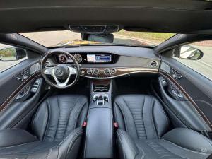 Black Mercedes-Benz S 350 2017 in Siauliai, with an engine capacity of 3.00 L and mileage of 176 thousand km for 36500 €, photo 14 on AUTOMOTO.COM.LV