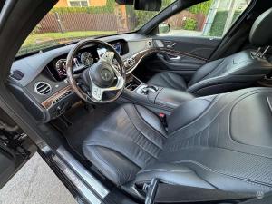 Black Mercedes-Benz S 350 2017 in Siauliai, with an engine capacity of 3.00 L and mileage of 176 thousand km for 36500 €, photo 16 on AUTOMOTO.COM.LV