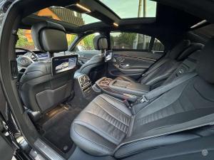 Black Mercedes-Benz S 350 2017 in Siauliai, with an engine capacity of 3.00 L and mileage of 176 thousand km for 36500 €, photo 20 on AUTOMOTO.COM.LV