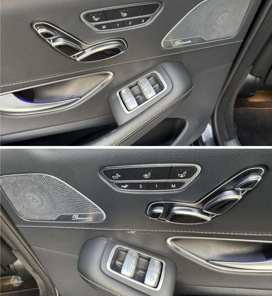 Black Mercedes-Benz S 350 2017 in Siauliai, with an engine capacity of 3.00 L and mileage of 176 thousand km for 36500 €, photo 32 on AUTOMOTO.COM.LV