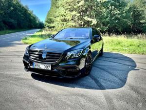 Melns Mercedes-Benz S 350 2018 Viļņa, ar dzinēja tilpumu 2.93 L un nobraukumu 136 tūkst. km par 45100 €, foto  vietnē AUTOMOTO.COM.LV
