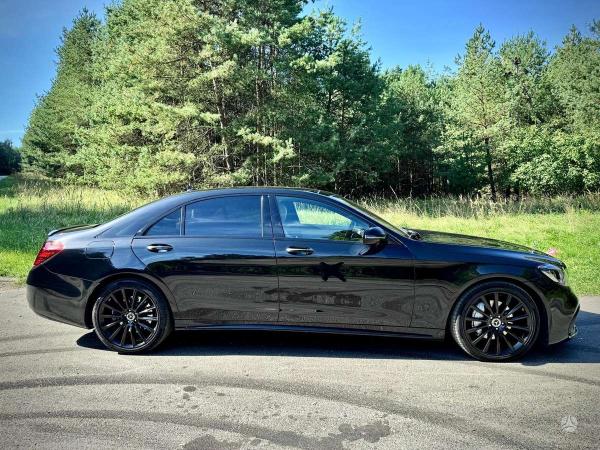 Black Mercedes-Benz S 350 2018 in Vilnius, with an engine capacity of 2.93 L and mileage of 136 thousand km for 45100 €, photo 11 on AUTOMOTO.COM.LV