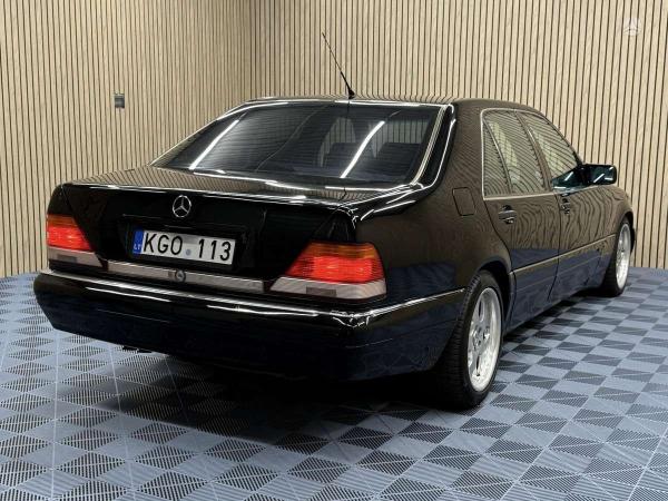 Melns Mercedes-Benz S 350 1994 Marijampole, ar dzinēja tilpumu 3.45 L un nobraukumu 510 tūkst. km par 7999 €, foto 9 vietnē AUTOMOTO.COM.LV