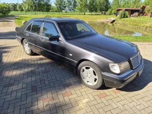 Melns Mercedes-Benz S 350 1995 Preiļi, ar dzinēja tilpumu 3.50 L un nobraukumu 338 tūkst. km par 10000 €, foto  vietnē AUTOMOTO.COM.LV