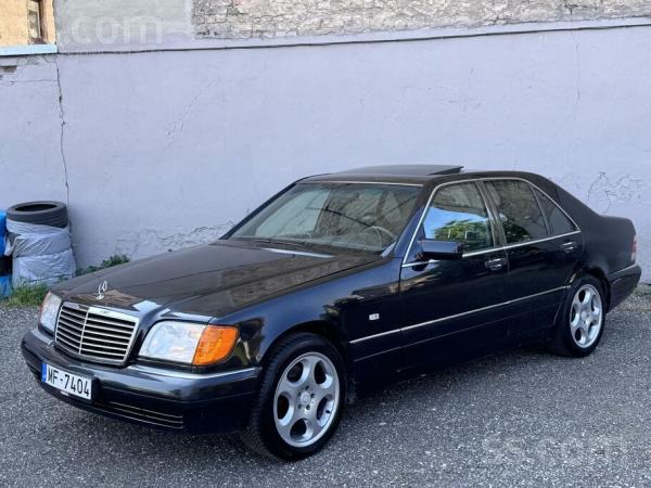 Black Mercedes-Benz S 350 1995 in Riga, with an engine capacity of 3.50 L and mileage of 0 thousand km for 4490 €, photo 1 on AUTOMOTO.COM.LV