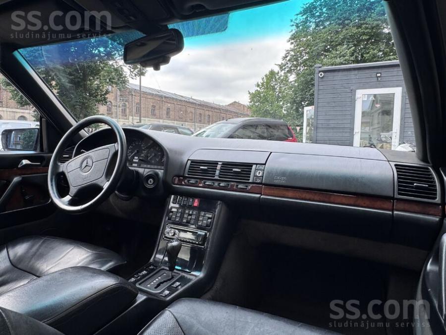 Melns Mercedes-Benz S 350 1995 Rīga, ar dzinēja tilpumu 3.50 L un nobraukumu 0 tūkst. km par 4490 €, foto 11 vietnē AUTOMOTO.COM.LV
