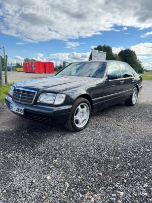 Black Mercedes-Benz S 350 1995 in Riga, with an engine capacity of 3.40 L and mileage of 346 thousand km for 8500 €, photo  on AUTOMOTO.COM.LV