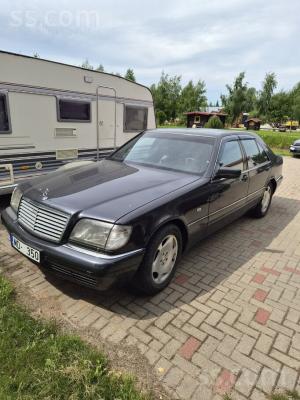 Melns Mercedes-Benz S 350 1995 Preiļi, ar dzinēja tilpumu 3.00 L un nobraukumu 340 tūkst. km par 8000 €, foto  vietnē AUTOMOTO.COM.LV