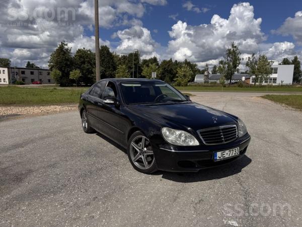 Melns Mercedes-Benz S 350 2004 Rīga, ar dzinēja tilpumu 3.70 L un nobraukumu 343 tūkst. km par 3500 €, foto 1 vietnē AUTOMOTO.COM.LV