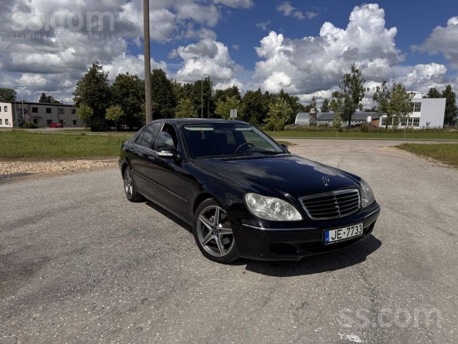 Melns Mercedes-Benz S 350 2004 Rīga, ar dzinēja tilpumu 3.70 L un nobraukumu 343 tūkst. km par 3500 €, foto 1 vietnē AUTOMOTO.COM.LV