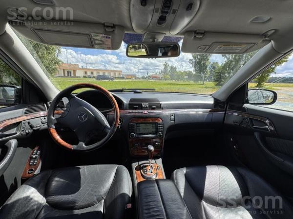 Melns Mercedes-Benz S 350 2004 Rīga, ar dzinēja tilpumu 3.70 L un nobraukumu 343 tūkst. km par 3500 €, foto 5 vietnē AUTOMOTO.COM.LV