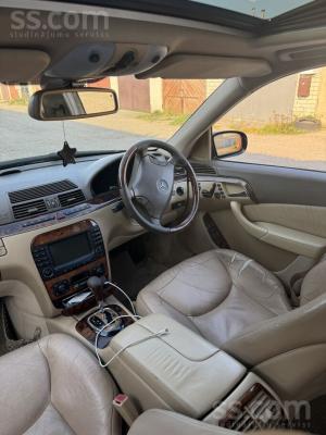Melns Mercedes-Benz S 350 2005 Liepāja, ar dzinēja tilpumu 3.70 L un nobraukumu 240 tūkst. km par 1000 €, foto 11 vietnē AUTOMOTO.COM.LV